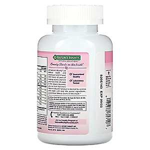 Nature's Bounty Hair Skin and Nails 5000 mcg of Biotin - 250 Coated Tablets Extra Strength (Four Bottles each of 250 Softgels) 1 4.0 Count