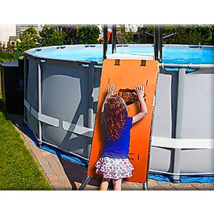 Grandma's Child Saver - Expert Pool Safety - Pool Ladder Guard - Child Protector - Prevent Drowning, Orange