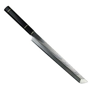 Tusonac 11 Inch Japanese Sashimi slicing knife 11inch blade with wooden handle 34layers damascus Sashimi Sushi Yanagiba Knife - BBQ Meat & Fish Slicing