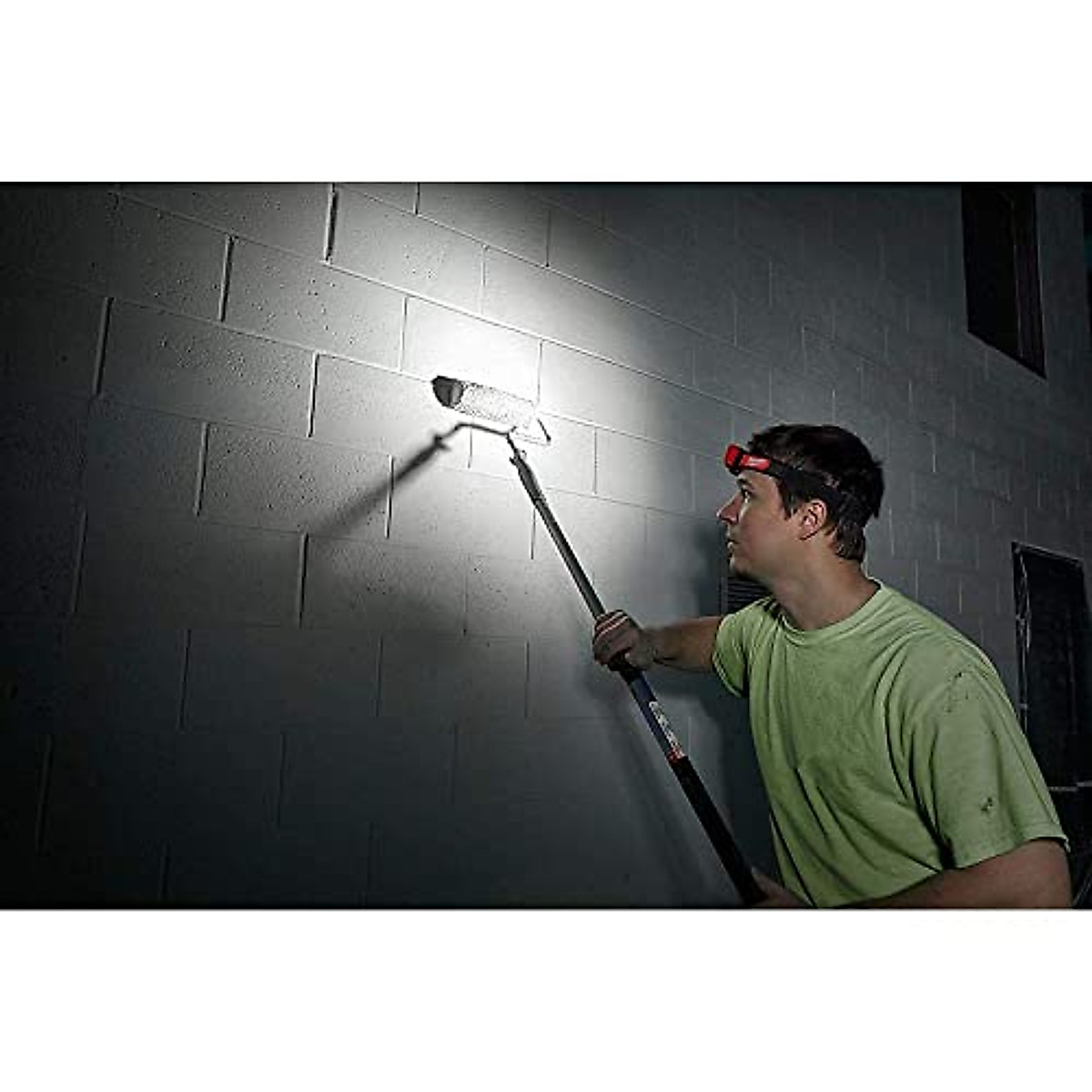 Milwaukee 2104 Spot Flood 450 Lumens Adjustable Hard Hat Headlamp Light