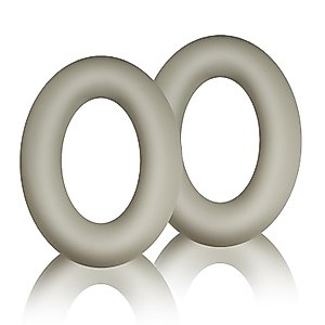 Adhiper Silicone Ear Pads Cover Protector for Sony WH-1000XM3/1000XM4 Headphone Cushions,Sweat-Proof and Washable Ear Cushions Cover for Sony WH-1000XM3/1000XM4(WH1000XM3/1000XM4) (Off White)