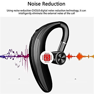 KUYYFDS Wireless Earphones Hands-Free Business Sports Ear Hook Headset Earbuds for Driving in-Ear Headphones