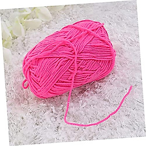 Thick Yarn for Knitting Soft Yarn for Crocheting Knitting Yarn Chunky Yarn Cotton Yarn Cotton Yarn for Crochet Knitting Accessories Roving Textured Yarn Sweater Cotton Ball