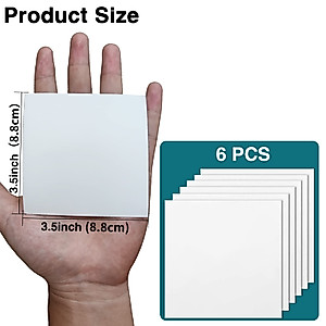 Inflatable Patch Repair Kit Waterproof, Large TPU Pool Repair Patch, 3.5 X 6Pcs Outdoor Repair Patch for Bounce House, Raincoat, Umbrella, Swimming Ring, Clear, Heavy Duty