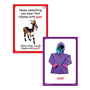 Super Duper Publications | Auditory Rhyme Time Fun Deck Flash Cards | Educational Learning Resource for Children