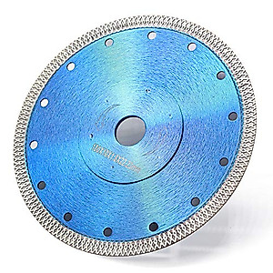 Super Thin Diamond Tile Blade Porcelain Saw Blade for Cutting Porcelain Tile Granite Marbles (7")