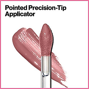 Liquid Lipstick by Revlon, Face Makeup, ColorStay Satin Ink, Longwear Rich Lip Colors, Formulated with Black Currant Seed Oil, 007 Partner in Crime, 0.17 Fl Oz