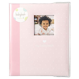 Tiny Ideas Polka Dot Baby Memory Book, Pink
