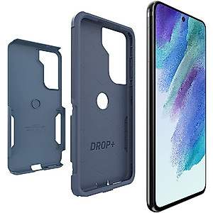 OtterBox Commuter Series Case for Samsung Galaxy S21 FE 5G (Only) - Non-Retail Packaging - Rock Skip Way (Blue)