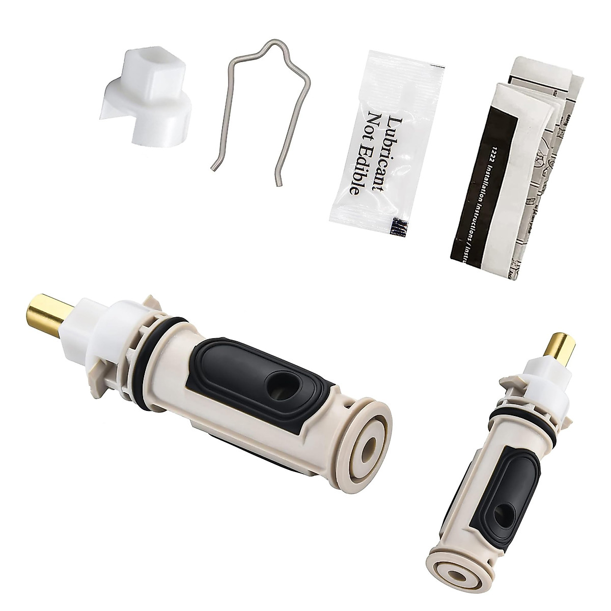 QLXAQLX 1 Pack 1222 Replacement Cartridge Compatible with moen 1222 Shower Valve Cartridge, 1222 Replacement Cartridge Compatible with moen Posi-Temp Faucets And Tub Shower(Only 1PS)