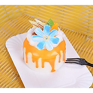 Edible Cupcake Toppers 70pcs Flowers cake decorations edible Wedding Cake Birthday Party Food Decoration Mixed Size & Colour for Flowers party