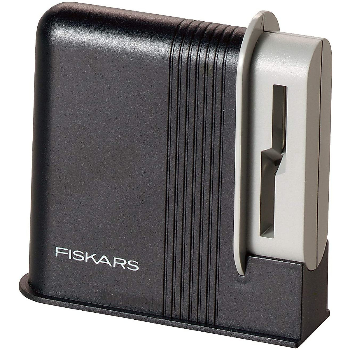 Fiskars 1005137 Scissors Sharpener, 3.5 x 10.2 x 9.8 cm, Orange