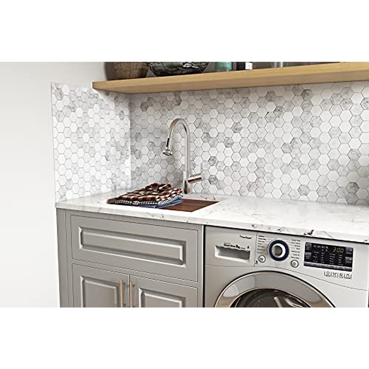 Ruvati 23" x 19" x 13" Deep Laundry Utility Workstation Sink Undermount 16 Gauge - RVU6320