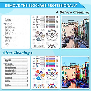 ATONER Printhead Cleaning Kit Printer Cleaning Kit Work for Canon Pixma/Brother/EP/HP 8600 8610 8620 WF-3640 7710 7620, Printer Cleaning Solution, Printer Nozzle Cleaner, Inkjet Printer Cleaner 100ML