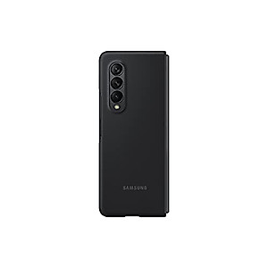 Samsung Electronics Galaxy Z Fold 3 Phone Case, Silicone Protective Cover, Heavy Duty, Shockproof Smartphone Protector, US Version, Black,EF-PF926TBEGUS
