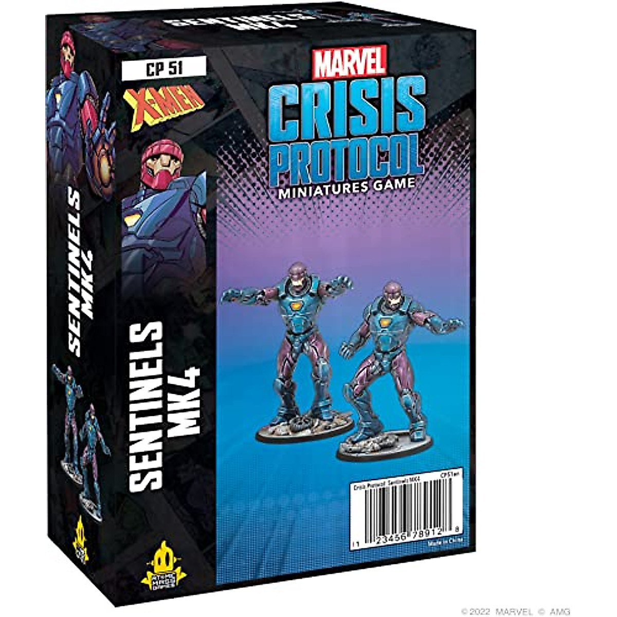 Marvel: Crisis Protocol Sentinel MK IV Character Pack - A Relentless Mutant-Hunting Machine! Tabletop Superhero Game, Ages 14+, 2 Players, 90 Minute Playtime, Made by Atomic Mass Games
