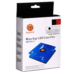 Thermaltake Blue-Eye Silent Smart 80mm Blue Led Case Fan with Adjustable Fan Speed Control AF0025