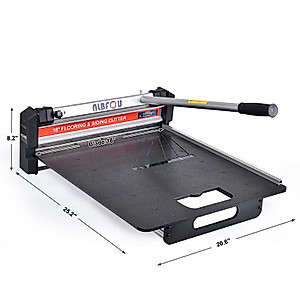 NLBFOU Flooring Cutter 18",Cuts Vinyl Plank,Laminate,Siding,Rubber Floor,VCT,LVT,SPC,PVC,LVP,WPC and more