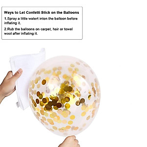 WECEPAR Balloon Garland Arch kit 84 pcs with Ruby Red and Gold Balloon, Star Balloon Confetti Balloons Gold Sequin Table Runner and Background Curtain for Birthday Party, Wedding, Christmas, New Year