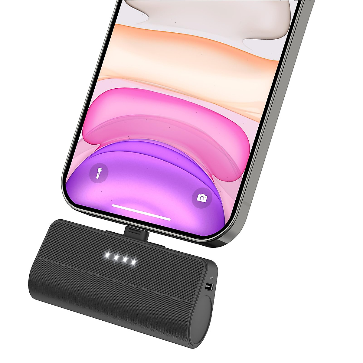 ATGIH Portable Charger for iPhone,3500mAh Ultra-Compact Small Power Bank Compatible with iPhone 6/7/8/SE/11/XR/12/12 Pro Max/13/13 Pro Max/14/14 Pro Max/14 Plus Series（Black）