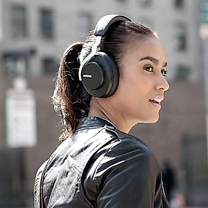 Shure AONIC 50 Wireless Noise Cancelling Headphones, Premium Studio-Quality Sound, Bluetooth 5 Wireless Technology, Comfort Fit Over Ear, 20 Hours Battery Life, Fingertip Controls - Black