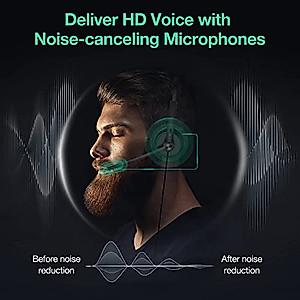 Yealink UH34 USB Wired Headset with Microphone - Stereo Headphones with Noise Cancelling,Professional Business Headphones VoIP Phone Computer Call Center Office(Ultra Light)