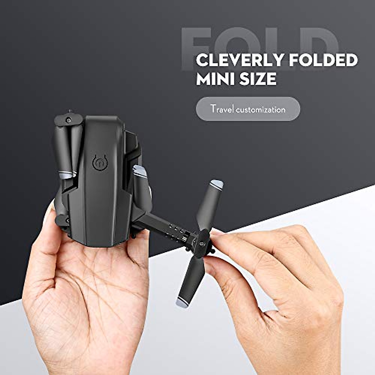 GoolRC RC Drone with Camera 4K Drone Dual Camera LS-XT6 Track Flight Gravity Sensor Gesture Photo Video Altitude Hold Headless Mode RC Quadcopter for Adults Kid 3 Batteries