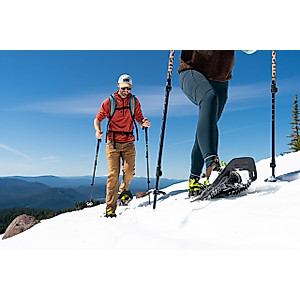 Atlas Snowshoes Helium-Trail Kit, Black/Bright Green, 23