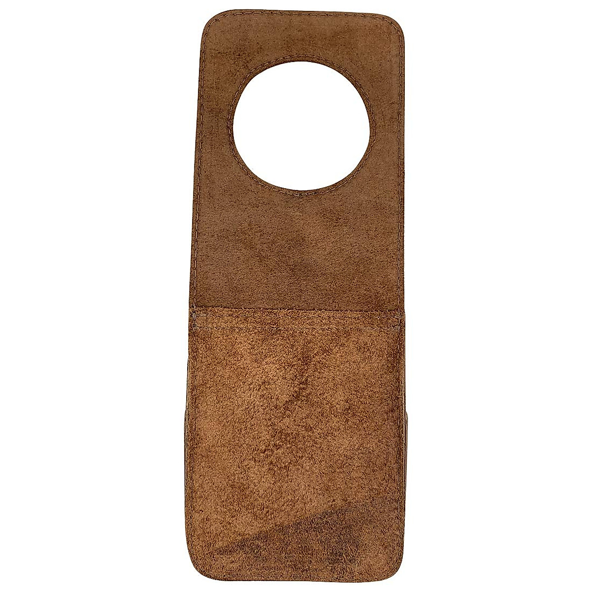 Hide & Drink, Doorknob Hanger Handmade from Full Grain Leather - Bourbon Brown