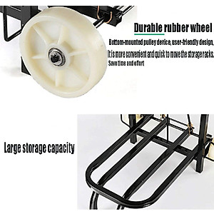 JF-XUAN Cart Folding Hand Truck with Luggage Shopping Trolley,Carts with Extendable,Durable Portable Folding Telescopic Handle Aluminum Alloy Cart