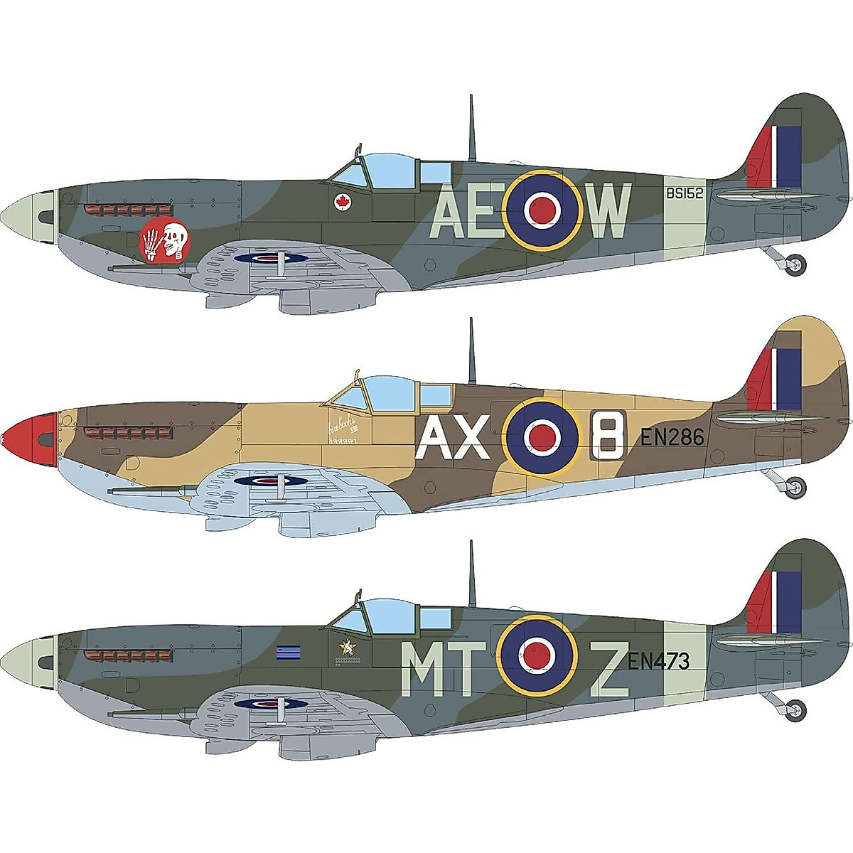 Eduard EDK84175 Kit 1:48 Weekend-Spitfire F Mk.IX, Unpainted