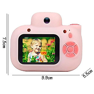 LKYBOA Children's Digital Camera - Can Take Pictures Video Mini Small SLR Toy （95 55 75MM (Color : Pink)