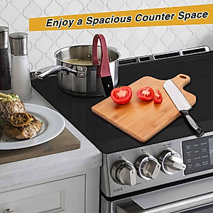 Hob Cover 21.2x35.4 IN, Electric Hob Covers, Ceramic Hob Covers, Induction Hob Covers, Glass Hob Covers, Hob Covers for Electric Cookers to Protect from Scratches