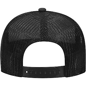 Cash Pro Shops Men's Trucker Hat Mesh Cap - Premium Low Crown - One Size Fits All Snapback Closure - Great for Hunting & Fishing (Black)