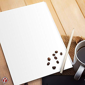 White Memo Sheets, 20lb Paper, 500 Sheets Per Pack (5 x 7)