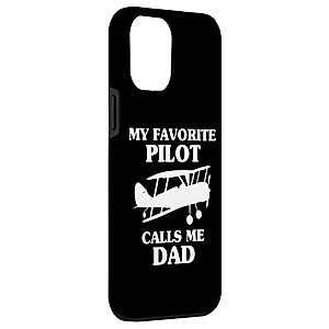iPhone 12 Pro Max Aviation My Favorite Pilot Calls Me Dad Mens Pilot Dad Case