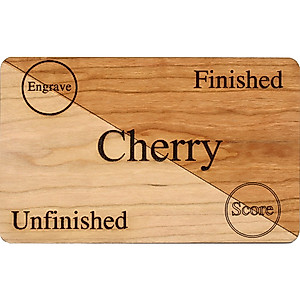 Solid Hardwood 6x19 inches, 0.13 inches, 1/8 inches, Unfinished (Cherry)