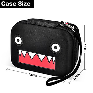 Card Case Holder for PM Cards, Cards Storage Box Holds up to 450+ Game Cards, Hard Travel Playing Card Organizer for PM/TCG/MTG/C.A.H, with Removable Dividers and Hand Strap (Bag Only)