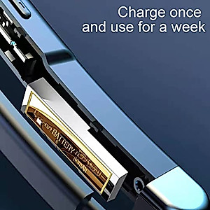 YYK-520 Noise Reduction Bluetooth-Compatible 5.0 Earphone,HiFi Business Headset with Battery Display,Premium Fidelity Sound Quality Bluetooth Headphones-Black