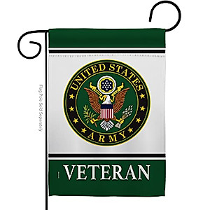 USA Decoration Army Veteran Garden Flag Armed Forces Rangers United State American Military Retire Official House Decoration Banner Small Yard Gift Double-Sided, 13"x 18.5", Made in USA
