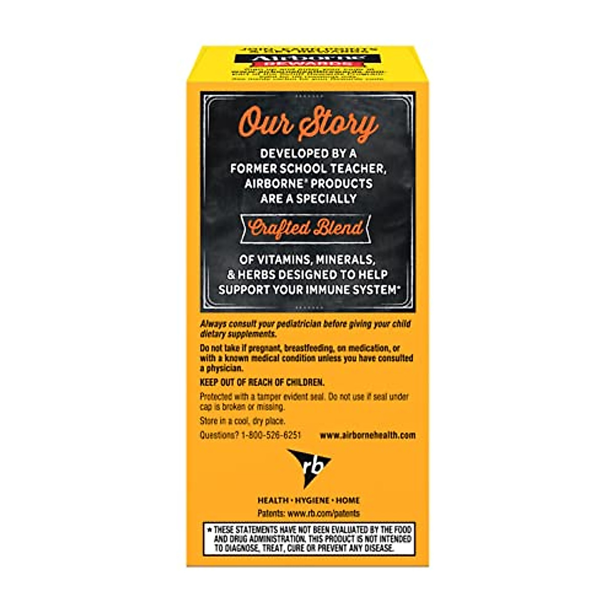 Airborne Vitamin C 1000mg (per serving) - Very Berry Chewable Tablets (32 count in a box), Gluten-Free Immune Support Supplement, With Vitamins A C E, ZINC, Selenium, Echinacea & Ginger, Antioxidants