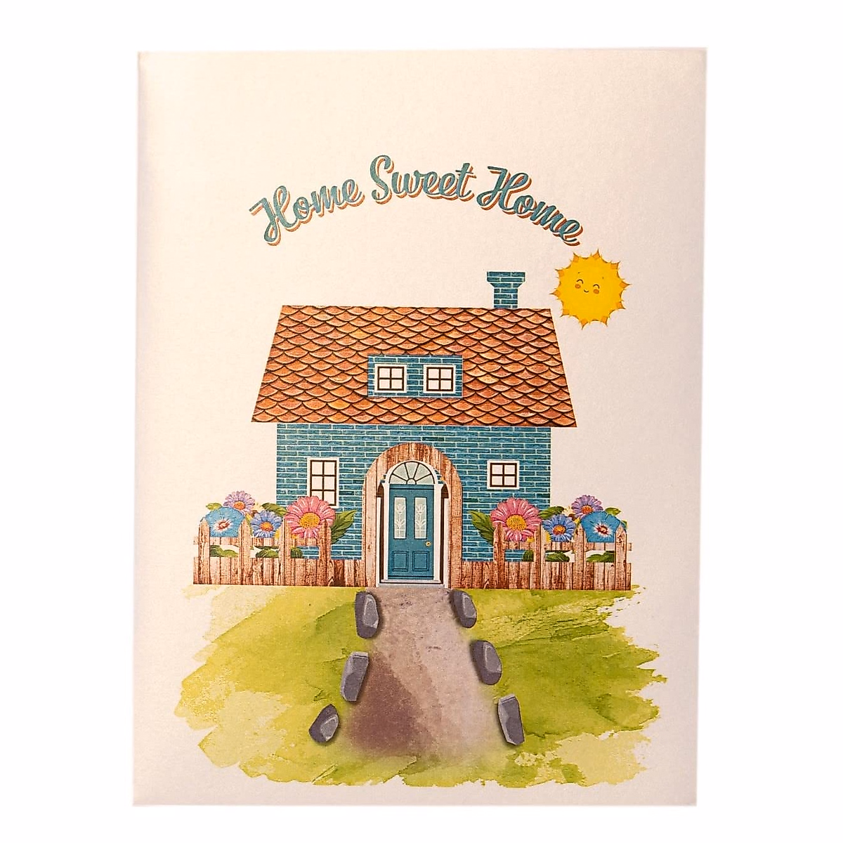 iGifts And Cards Home Sweet Home 3D Pop Up Greeting Card - Cool Housewarming Present, House Surprise Gift, Homeowner Appreciation, Homecoming Celebration, Welcome Neighbor, Moving Announcement - 6x8