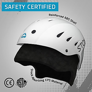 STOMP Ski & Snowboarding Snow Sports Helmet with Build-in Pocket in Ear Pads for Wireless Drop-in Headphone (Matte Black, Medium)