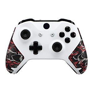 Lizard Skins DSP Controller Grip for Xbox One Controllers – Xbox One Compatible Gaming Grip 0.5mm Thickness - PRE Cut Pieces - Easy to Install – 10 Colors (Wildfire Camo)
