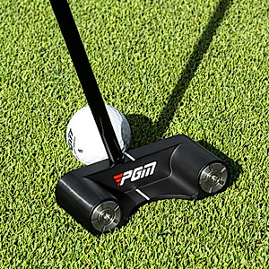 PGM Weighted Golf Standing Mallet Putter - Ultra Low Center of Gravity - Stability - Professional Right Handed Golf Putter with Sighting Line