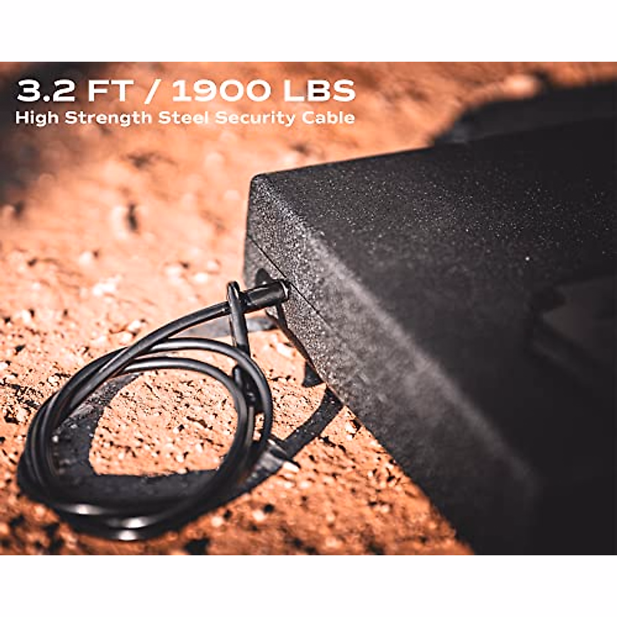 RPNB Portable Security Safe, Quick-Access Dual Firearm Safety Device with Quick Reliable Keypad Access