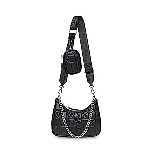 Steve Madden Vital-G Multi Pouch Crossbody, Black