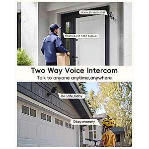 ZUMIMALL Outdoor Security Cameras, 2K FHD Battery Powered Wireless Indoor Surveillance Camera with Siren, Night Vision, PIR Motion Detection, Free Cloud Storage, IP66 Waterproof, 2.4G WiFi (No 5G)