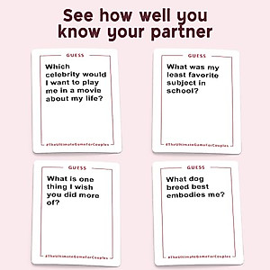 The Ultimate Game for Couples, Great Conversations and Fun Challenges for Date Night - Perfect Romantic Gift for Couples