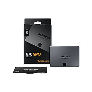 SAMSUNG 870 QVO 8 TB SATA 2.5 Inch Internal Solid State Drive (SSD) (MZ-77Q8T0), Black